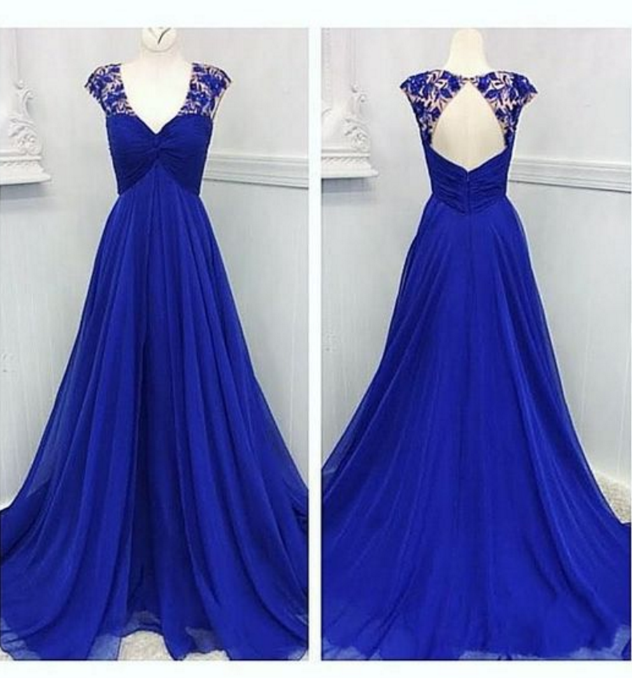 Prom Gown,royal Blue Prom Dresses,evening Gowns,formal Dresses,royal ...